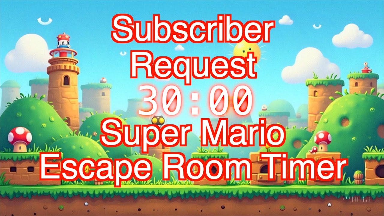 30 Minute Timer | Super Mario Timer | Fun Game Music - YouTube