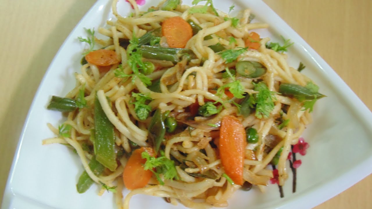 How to Cook plain Noodles at home with tips & tricks / Mix Veg Noodles ...