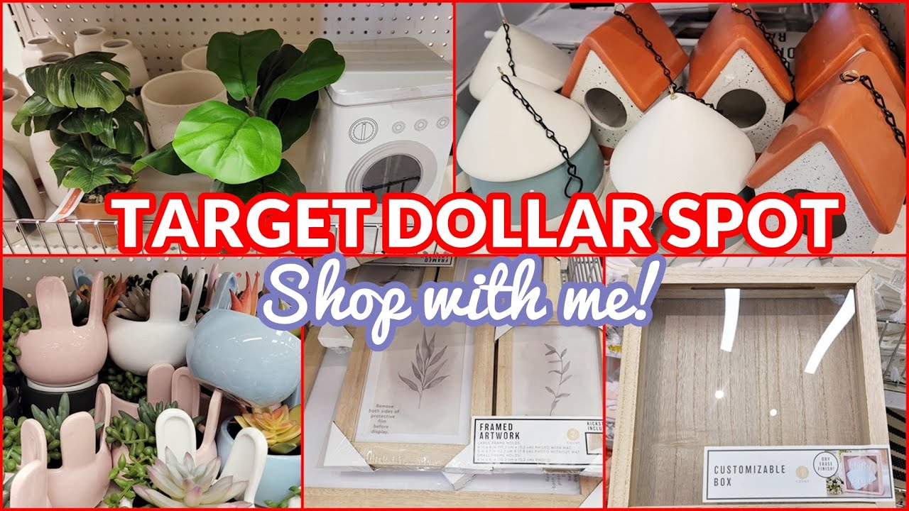 TARGET DOLLAR SPOT NEW FINDS! EASTER SPRING HOME DECOR - YouTube
