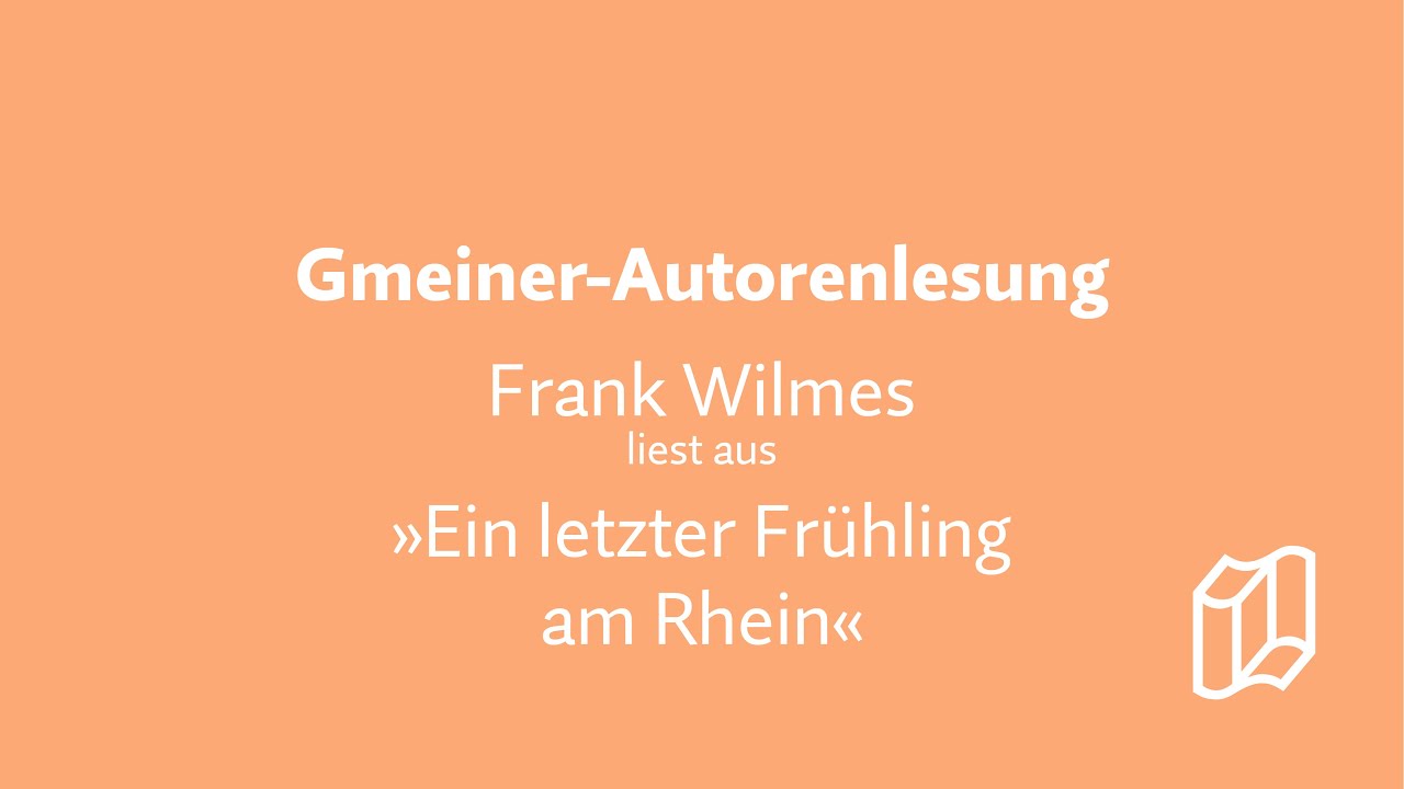 Wohnzimmerlesung aus »Ein letzter Frühling am Rhein« von Frank Wilmes ...