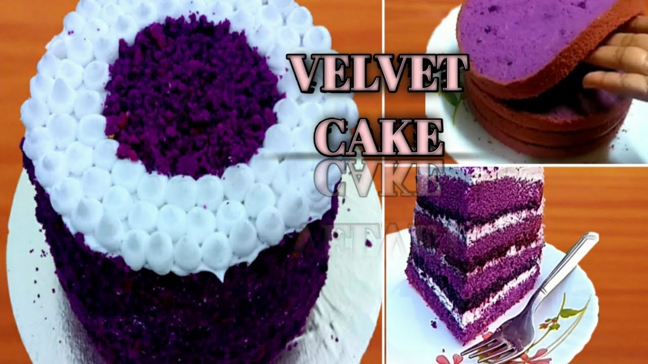 Black Current Cake ||ब्लैक कर्रेंट केक || Black currant Velvet Cake ...