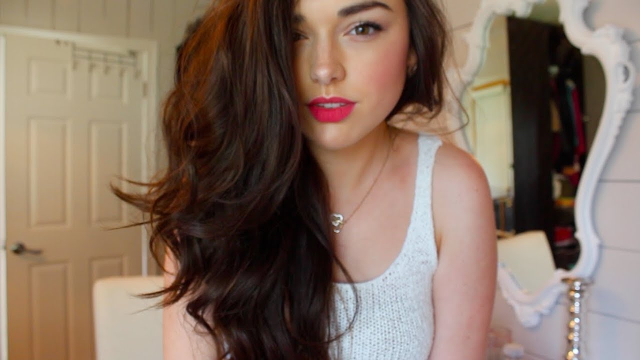 Tutorial: Big Voluminous Sexy Hair Victoria's secret inspired | Chloé Zadori - YouTube