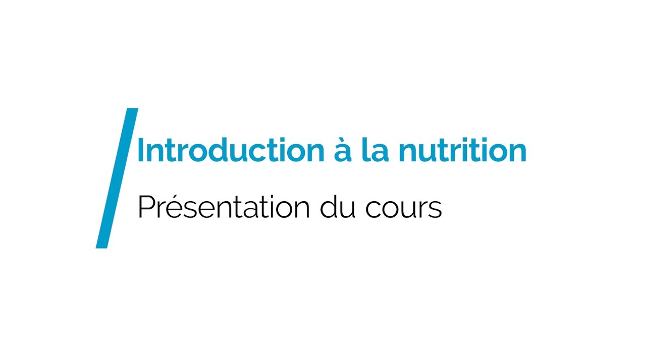 ESSR Formation de Nutritionniste - YouTube