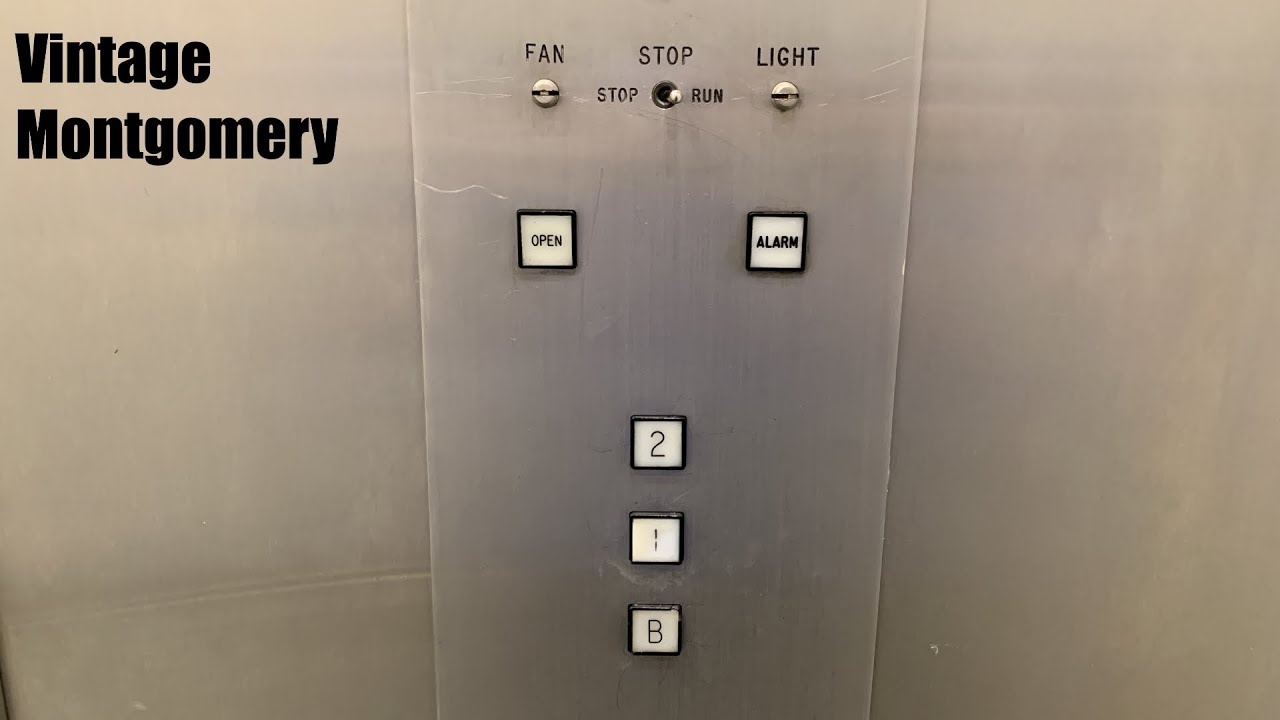 Vintage Montgomery Hydraulic Elevator @ 911 Building - Indianapolis, IN ...