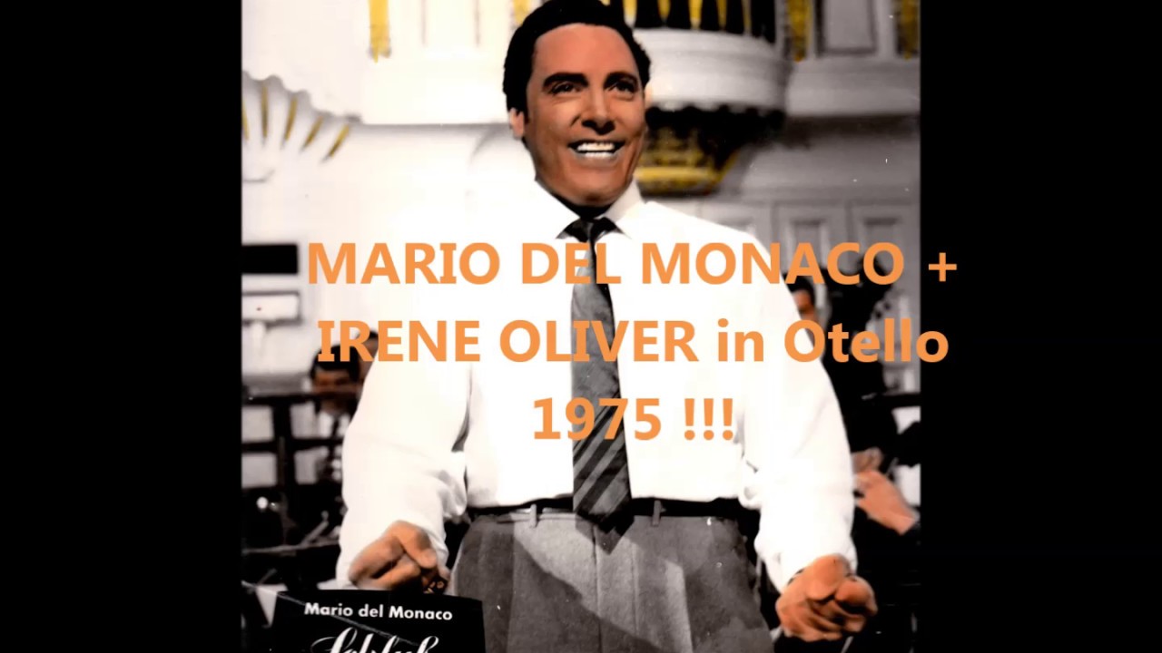 RARE !!! MARIO DEL MONACO final public concert : OTELLO 1975 - YouTube