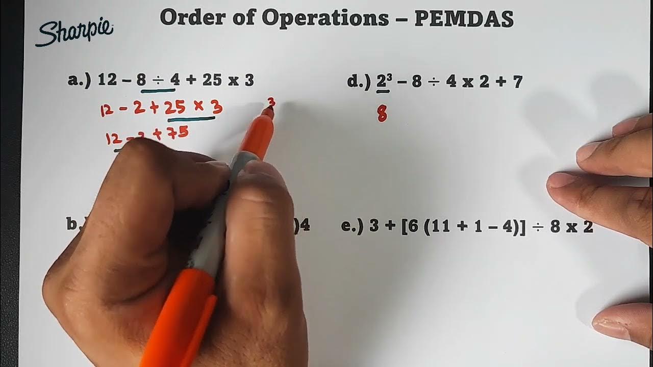 Order of Operations - PEMDAS - Civil Service Exam & LET Math Reviewer ...