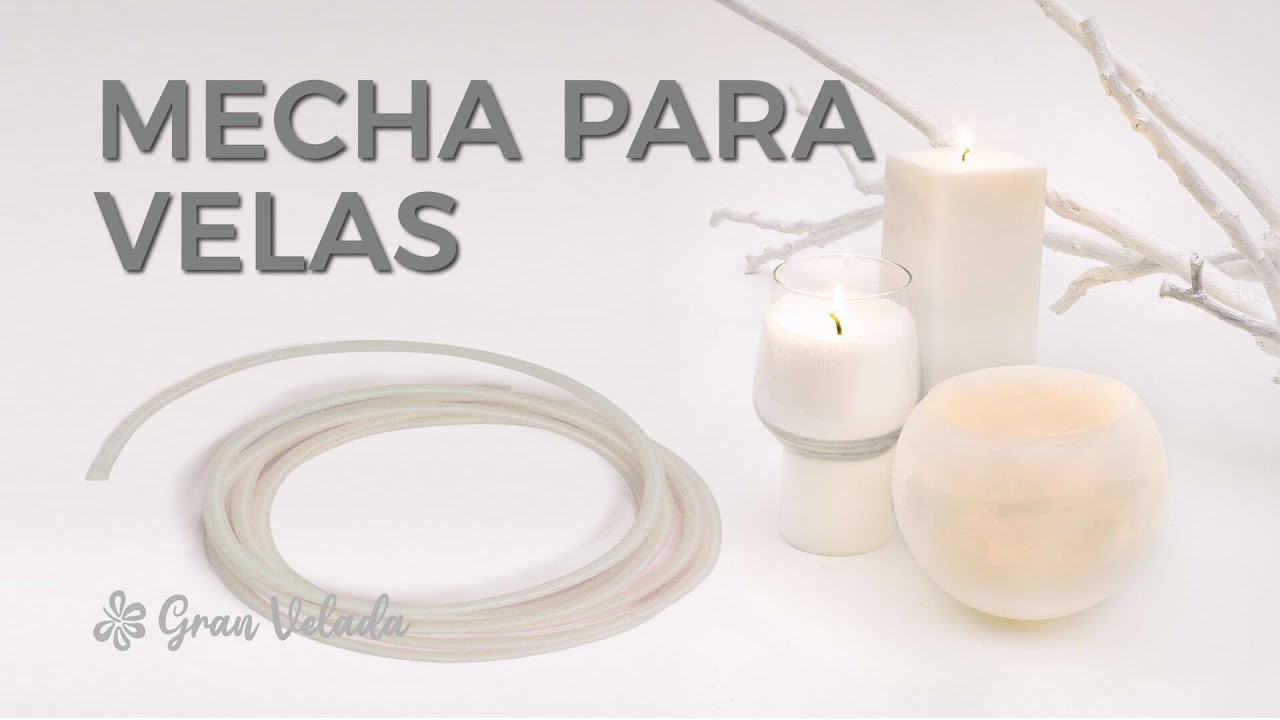 Mechas para velas - YouTube
