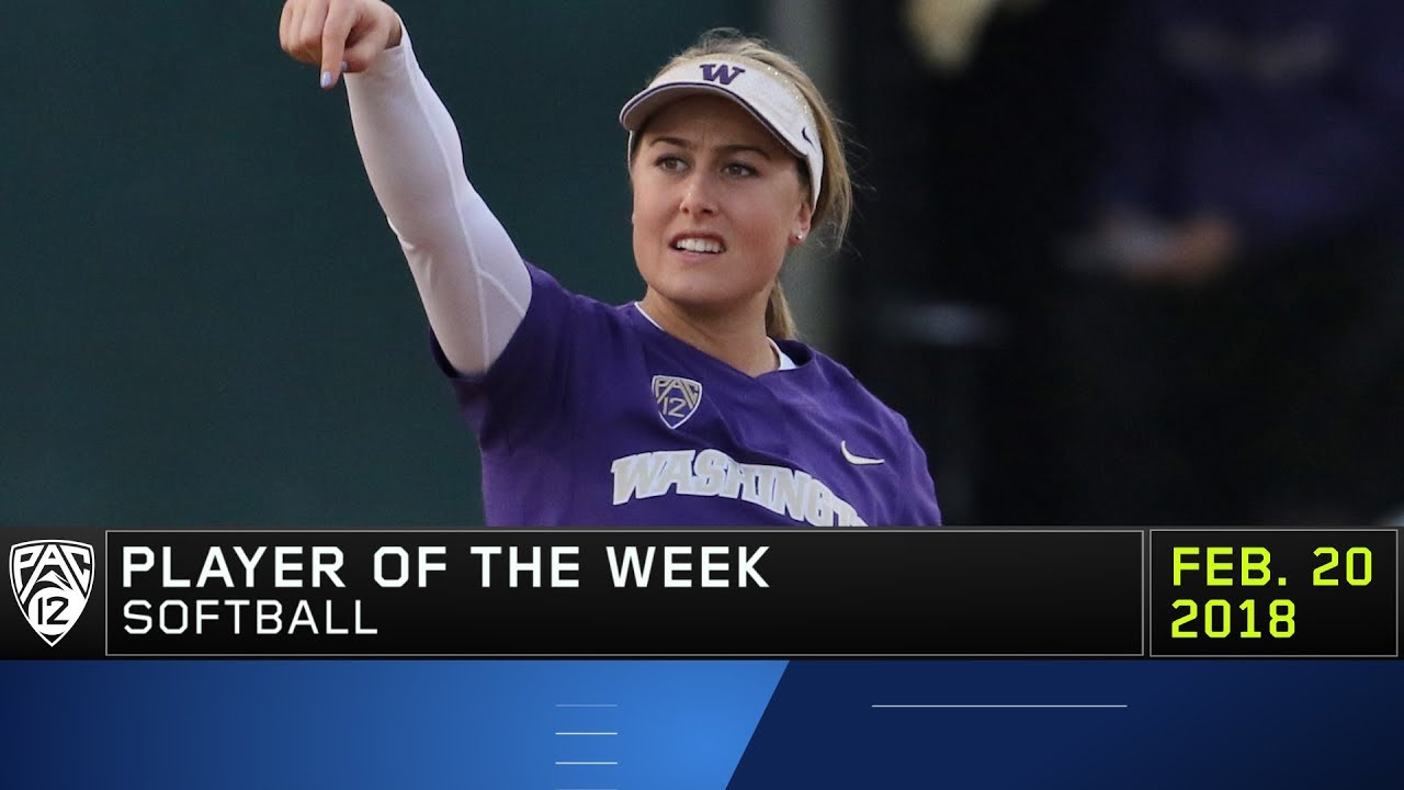 Washington's Taylor Van Zee voted Pac-12 Softball Player of the Week ...