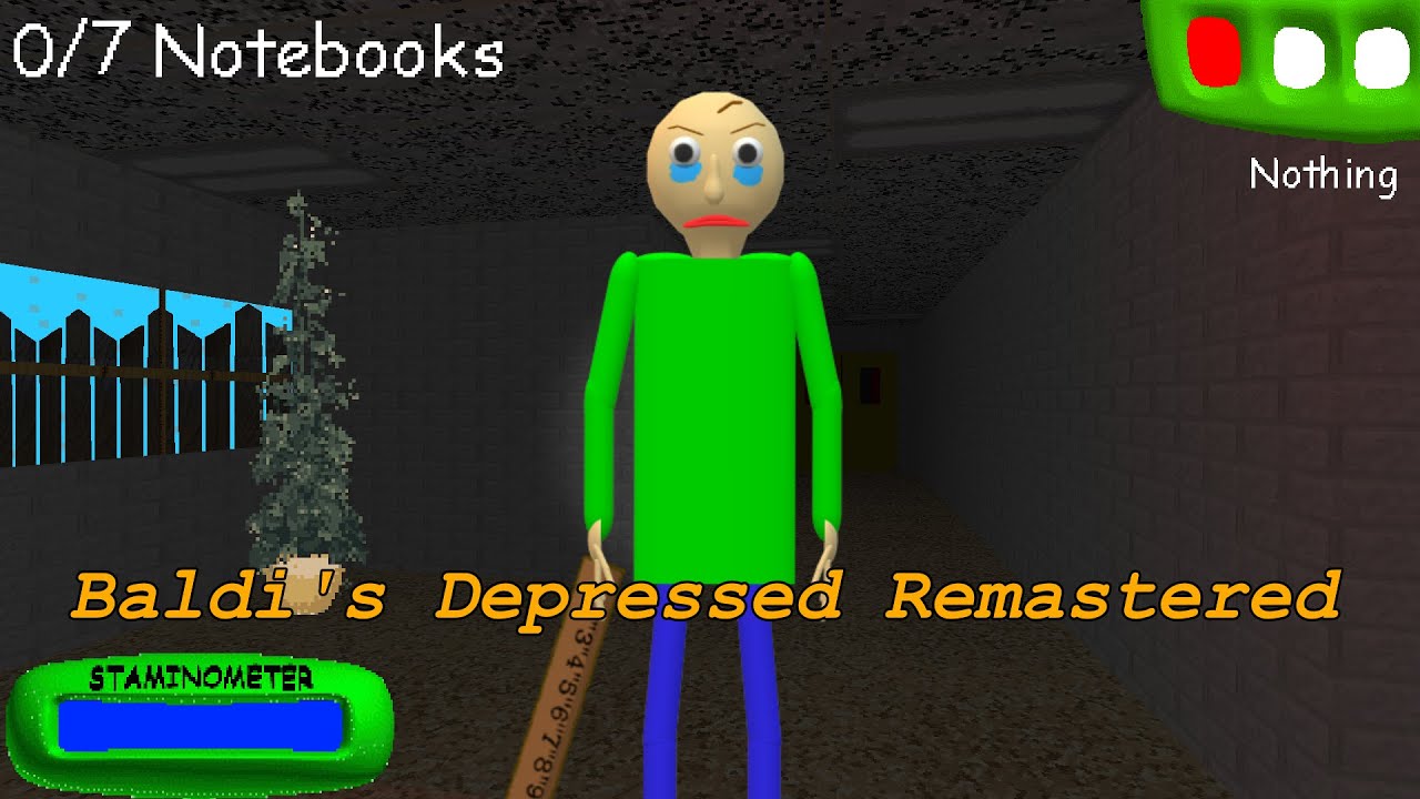 Baldi's Depressed REMASTERED | Baldi's Basics Mods - YouTube