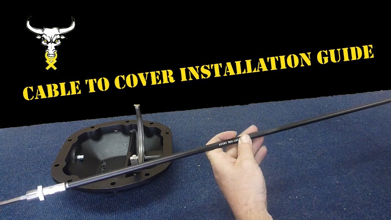 OX Locker Cable Into Cover Install (Old Style Approx Mid 2014 and ...