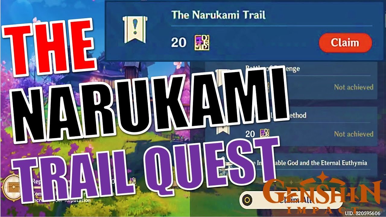 The Narukami Trail | Inazuma Reputation Rewards | World Quest | Genshin ...