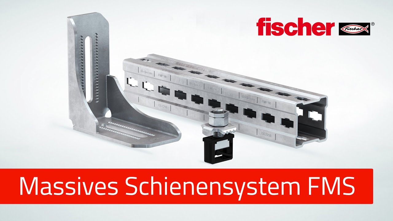 fischer Massives Schienensystem FMS - YouTube