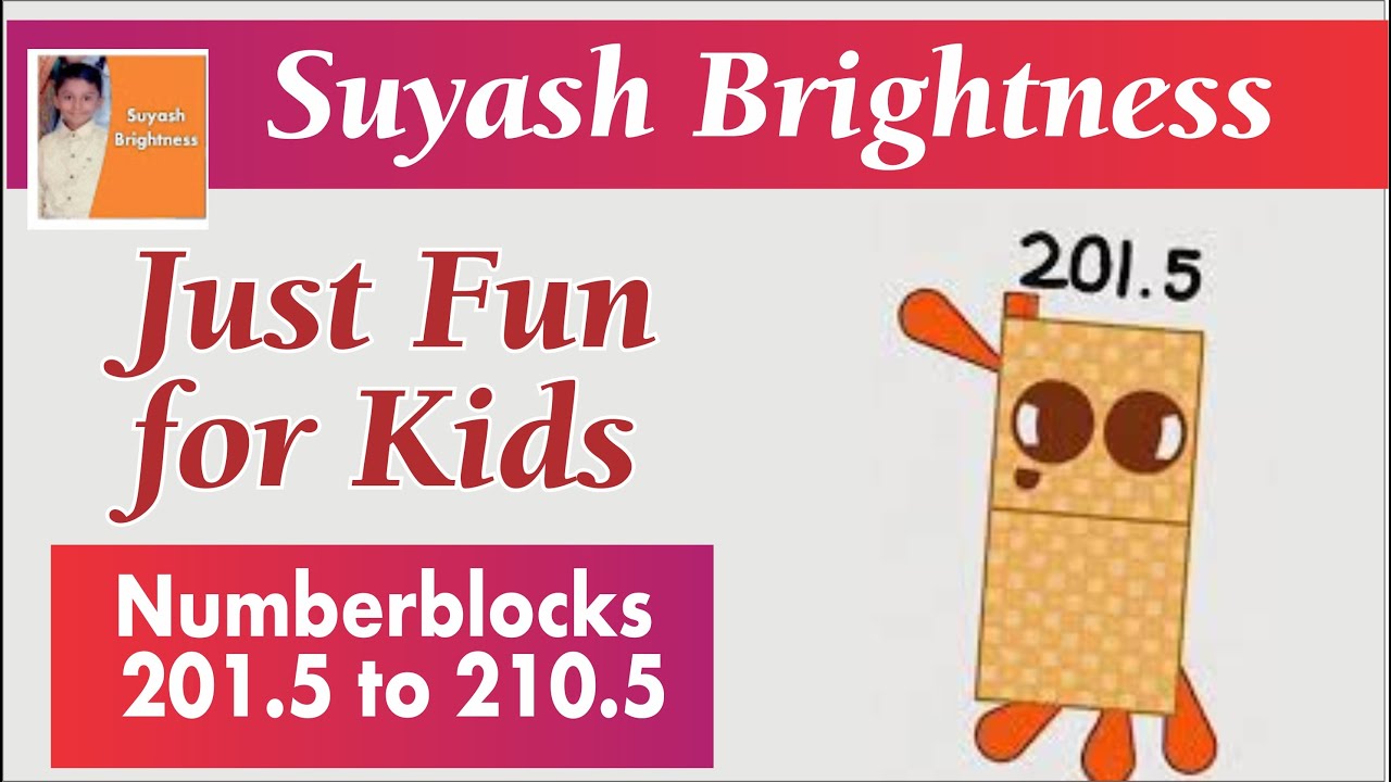 numberblocks band 201.5 to 210.5 - YouTube
