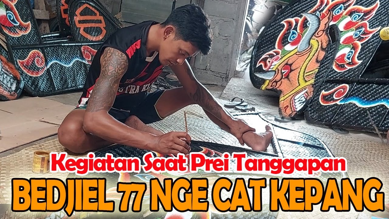 BEDJIEL 77 NGE CAT KEPANG !!! KEGIATAN DI SAAT PREI TANGGAPAN - YouTube
