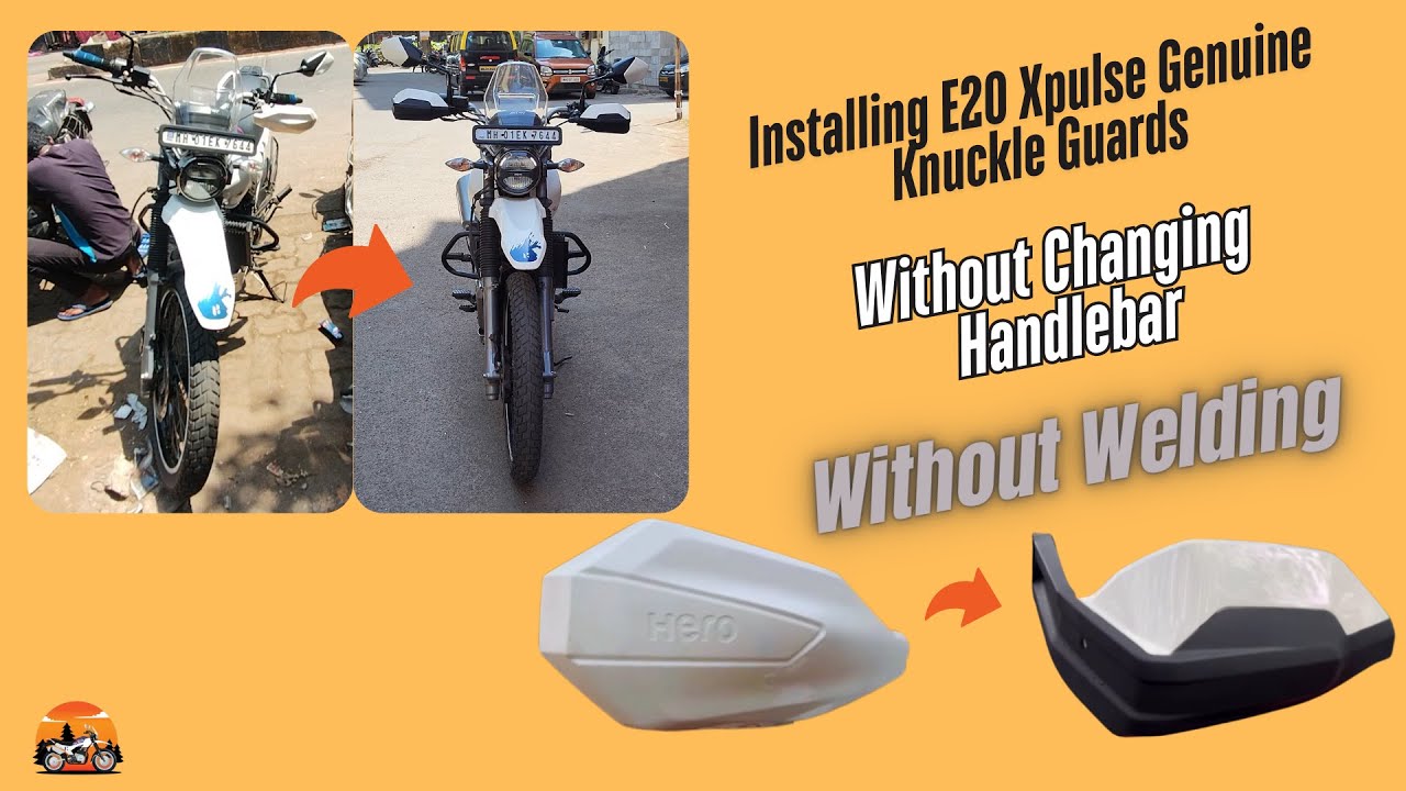 Installing 2023 XPulse Knuckle Guards on My 2021 XPulse 200 4V - No ...
