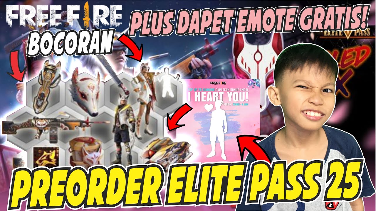 PRE-ORDER ELITE PASS KEREN! DAN DAPET EMOTE LOVE GRATIS! LANGSUNG JATUH ...