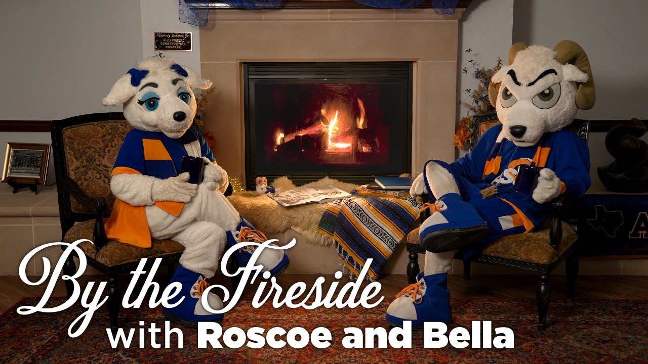 By the Fireside with Roscoe and Bella | Crackling Fireplace | Angelo ...