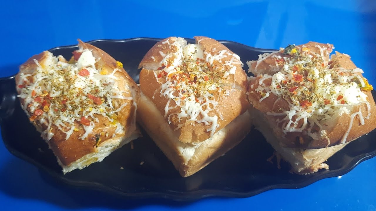 Pow cheese brust | cheesy pow recipe for snacks - YouTube