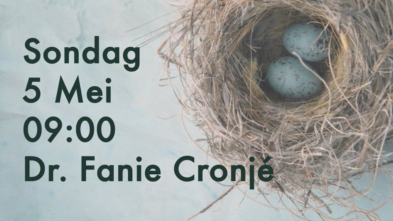 Lynnwood Gemeente - Erediens 5 Mei 09:00 - Dr. Fanie Cronjé - YouTube