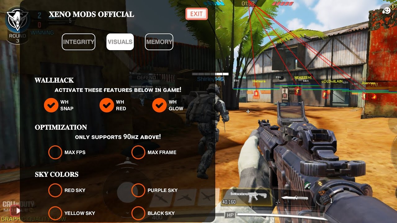 UPDATE TERBARU CALL OF DUTY MOBILE MOD MENU APK | ANTI BANNED | FITUR ...
