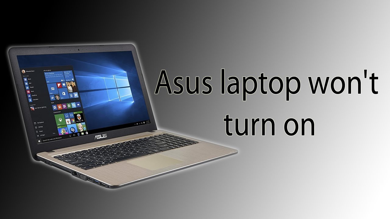 how to fix asus laptop won't turn on - YouTube