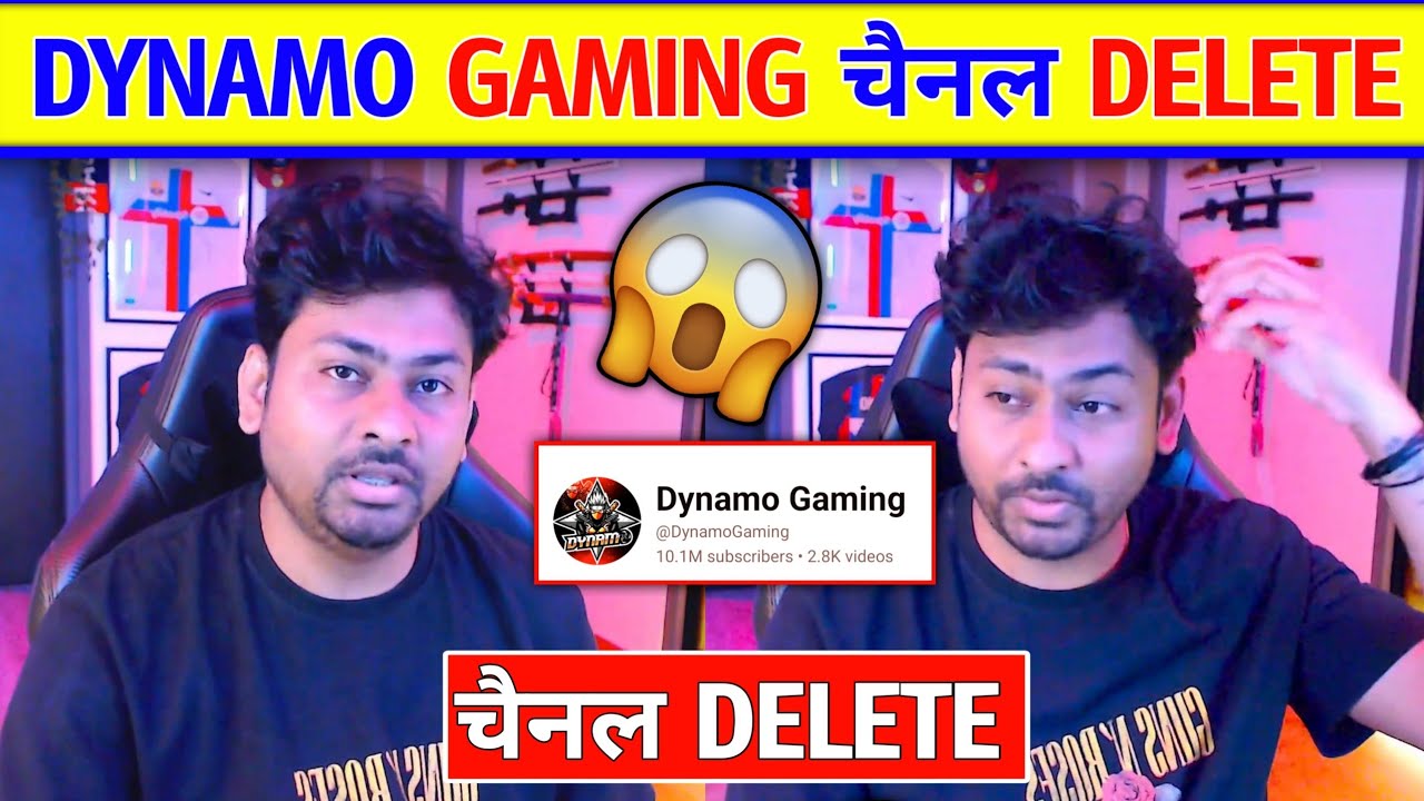 😮Dynamo gaming 3 copyright strike | dynamo gaming channel delete ...