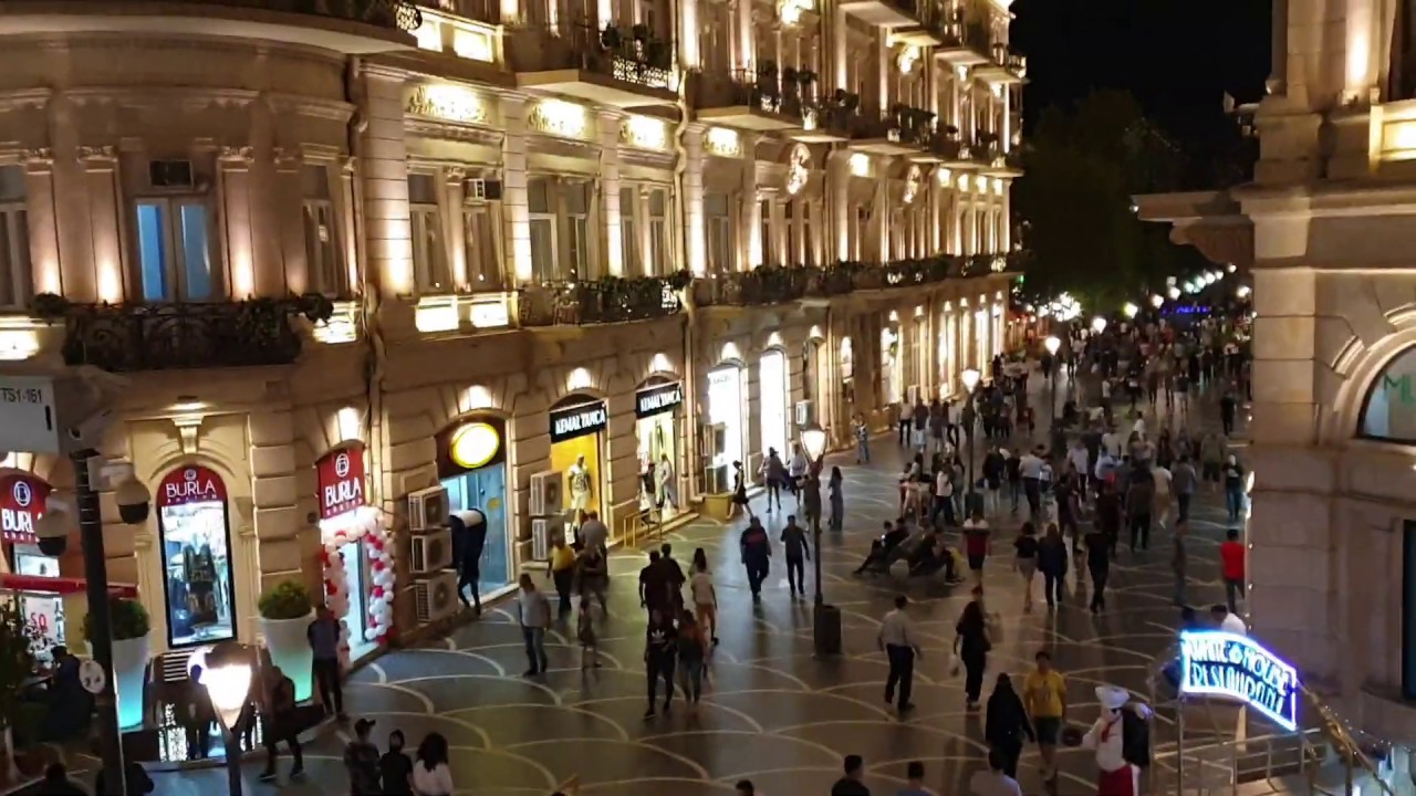 Nizami Street, Baku, Azerbaijan - YouTube