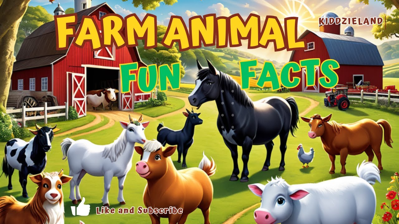 "Farm Animal Safari | Meet Our Furry Friends" Kids learning - YouTube