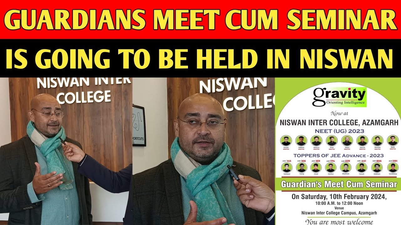 Niswan Inter College is going to organize Guardians meet cum seminar on ...