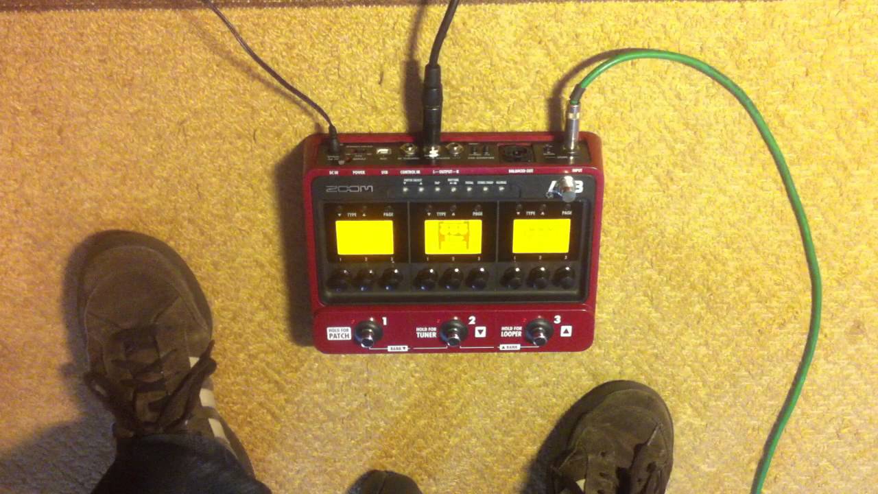 Zoom B3 - True Bypass - YouTube