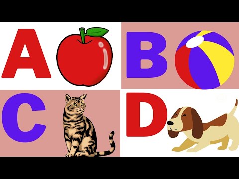 ABCD!! abcde!! Alphabet Phonic Sounds!! Alphabet Rhymes!! @BooBoo ...