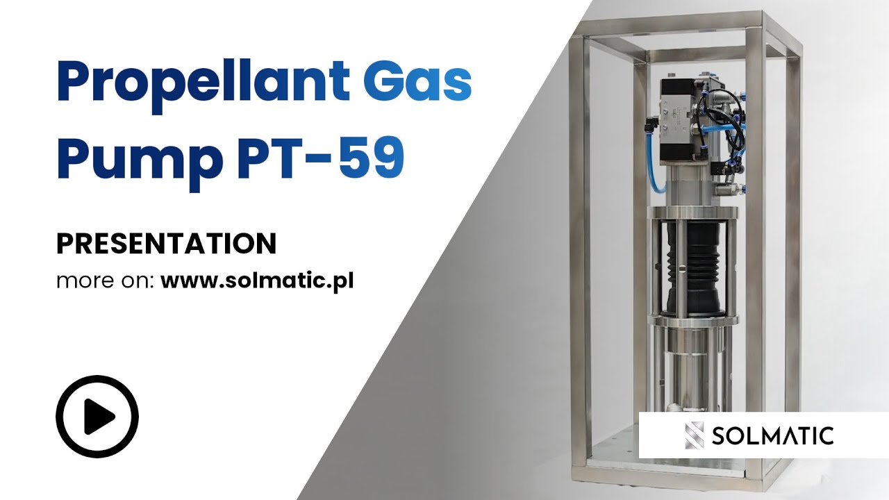 Propellant Gas Pump PT-59. Automatic solution for supplying gassing ...