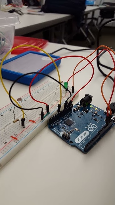 Arduino LED light sensor - YouTube