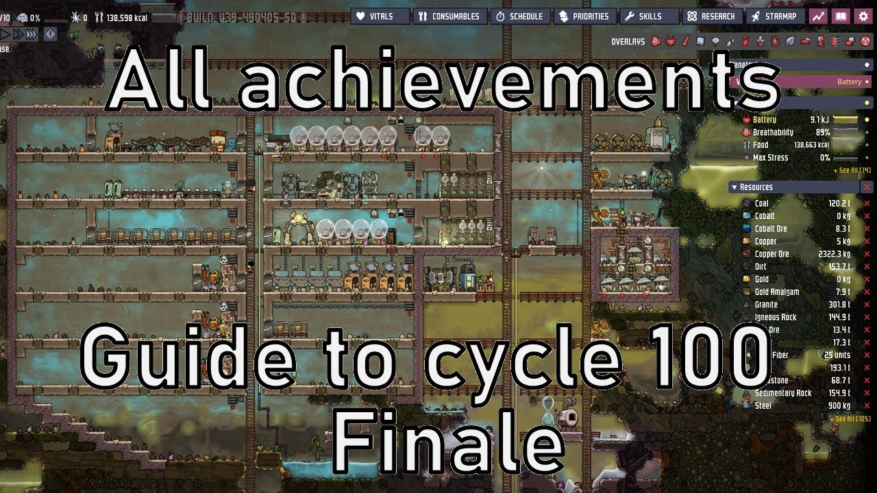 Oxygen Not Included - All achievements guide to 100 - Finale (Part 6 ...