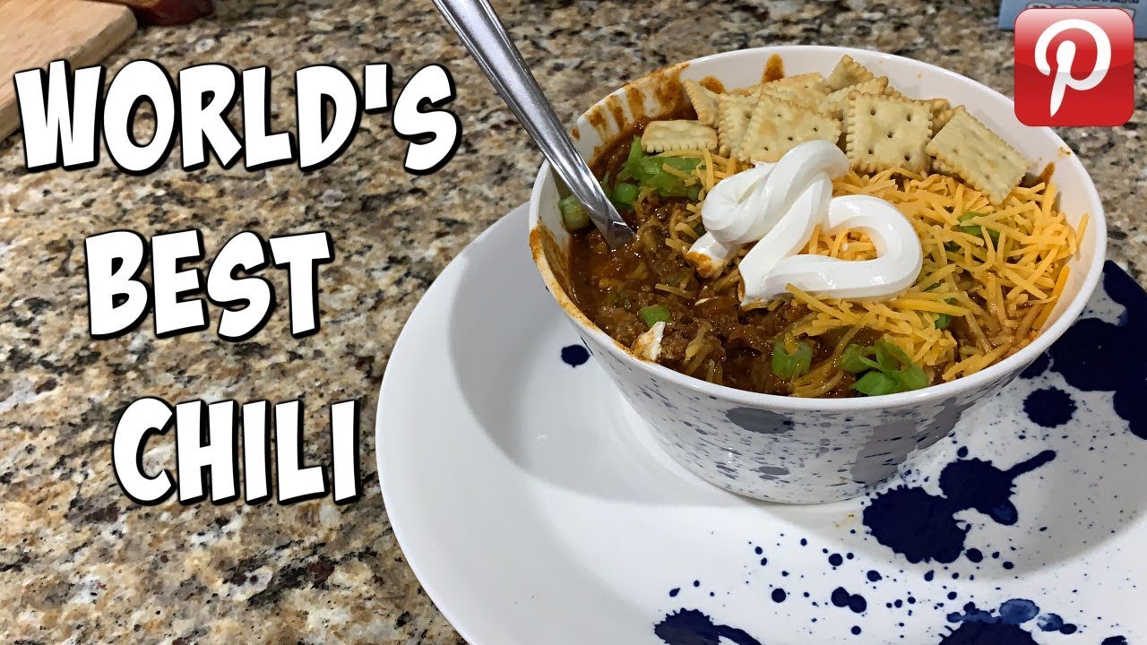 Pinterest Inspired | World's Best Chili - YouTube