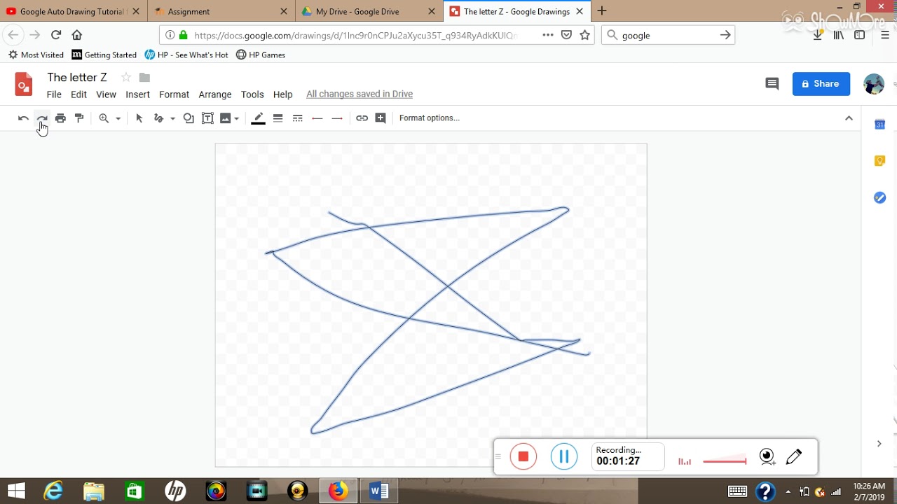 Creating Google Drawing - YouTube