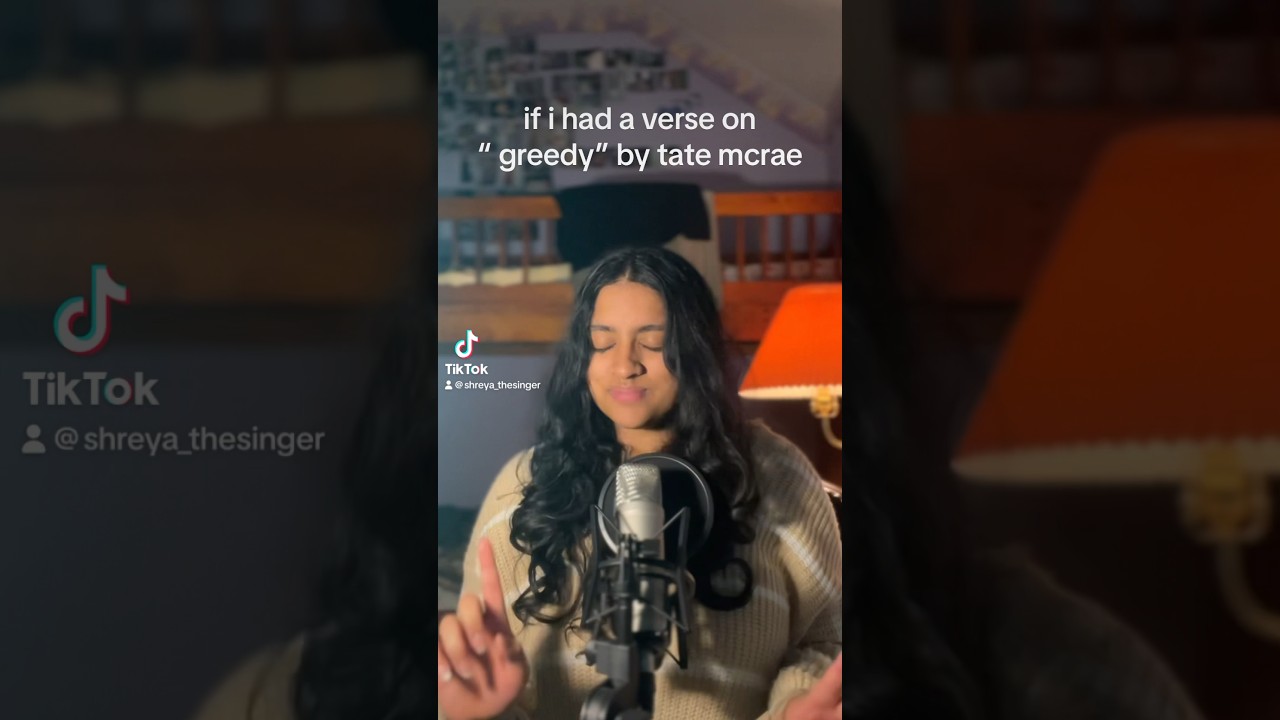 if i wrote a verse on “ greedy” by @TateMcRae #singer # ...