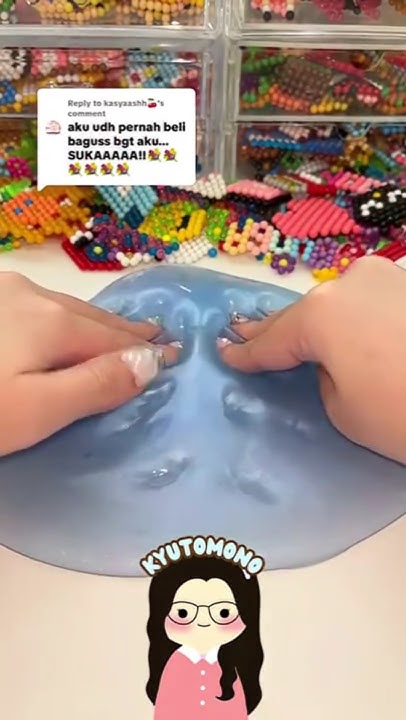 kalo kalian lebih suka metallic/pearl??mainannya cek shopee/tiktokshop: kyutomono🤩 #kyutoslime ...