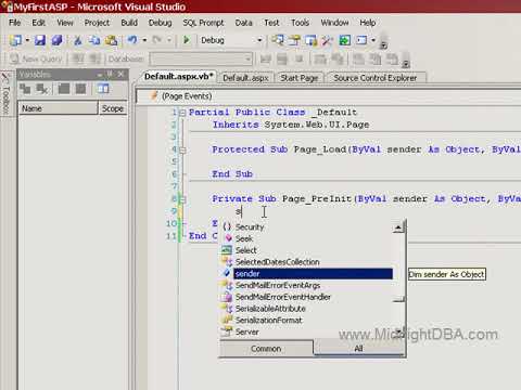 Intro to ASP.NET - YouTube