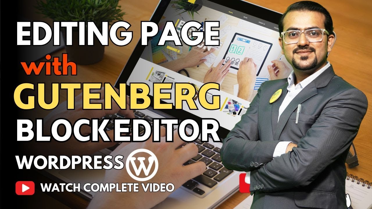 Wordpress Page Editing With Gutenberg Block Editor Wordpress Tutorial