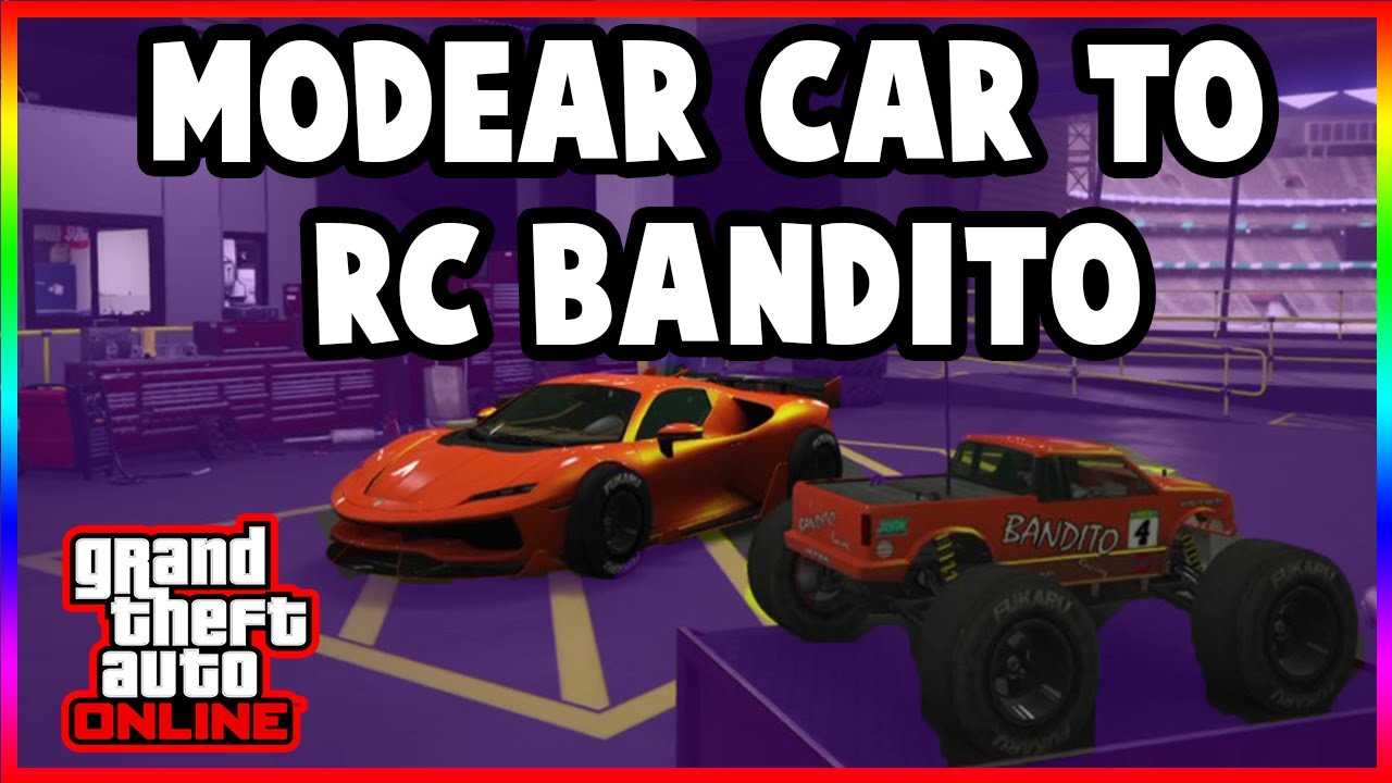 COMO MODEAR RC BANDITO FACIL GTA V ONLLINE - CAR TO RC BANDITO *SOLO ...