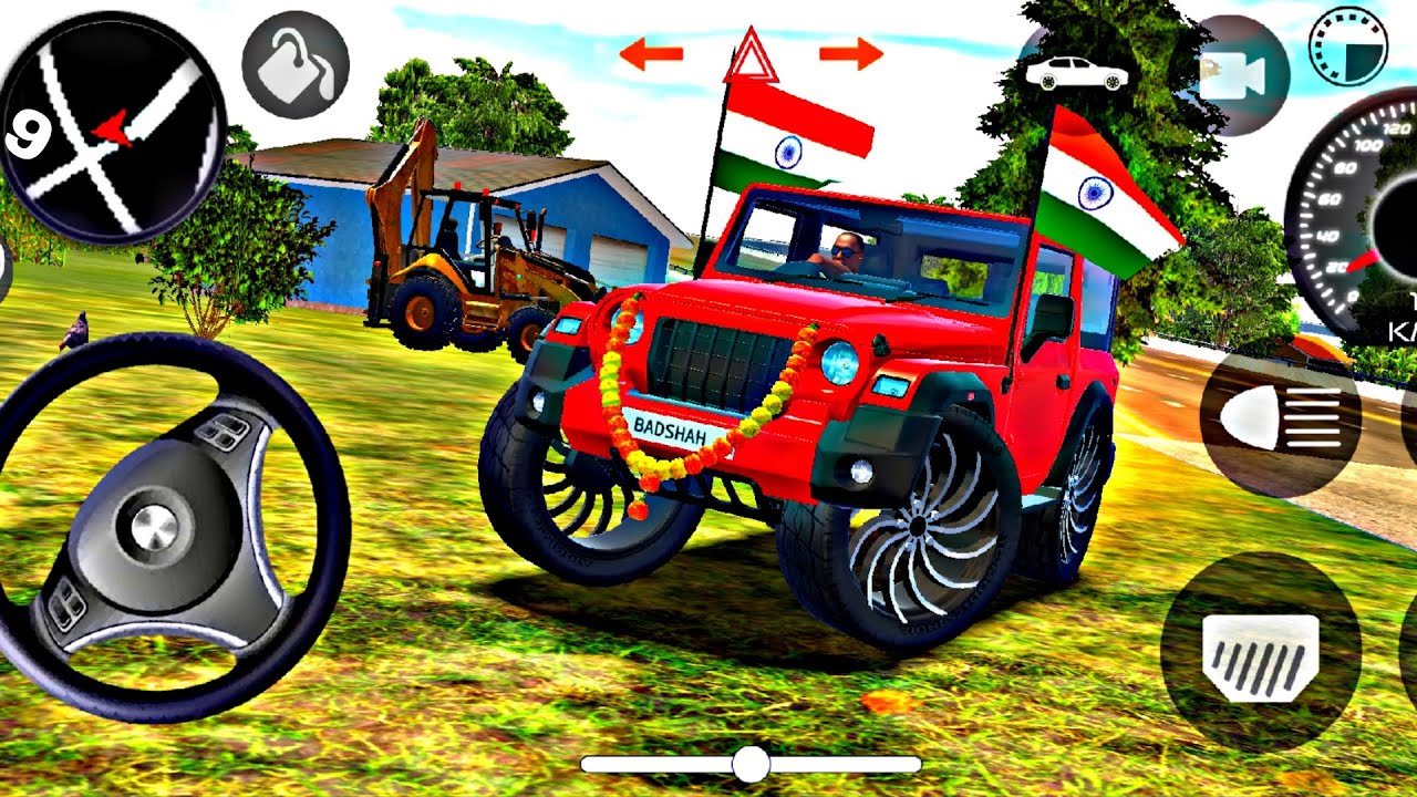 🚘 Indian Car Simulator 3D 😱 | Realistic Indian Thar Drive | Open World Car Game Gameplay - YouTube