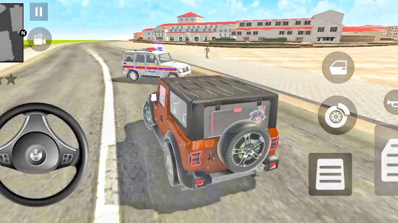 Mahindra Thar Gadi Game | Village Offroad Thar Gadi | Modified Thar4x4 ...