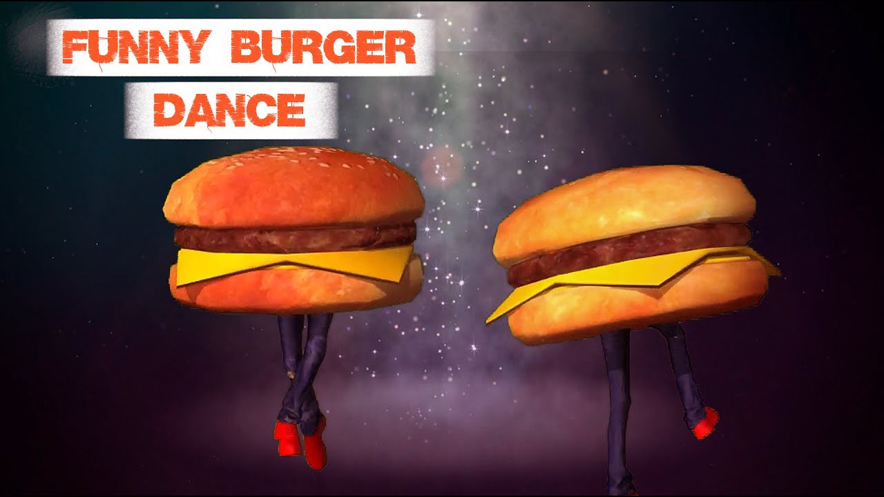 Funny Burger Dance _ ktl cartoon play - YouTube