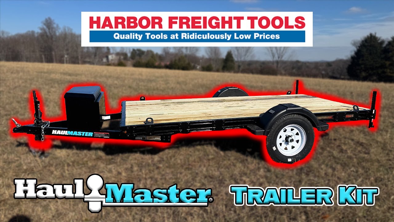 New Haul-Master Trailer From Harbor Freight - YouTube