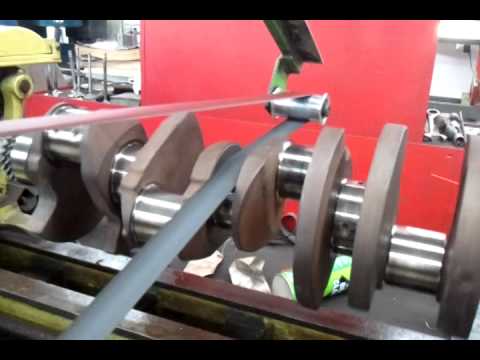 Polishing Journals on a Crank - YouTube