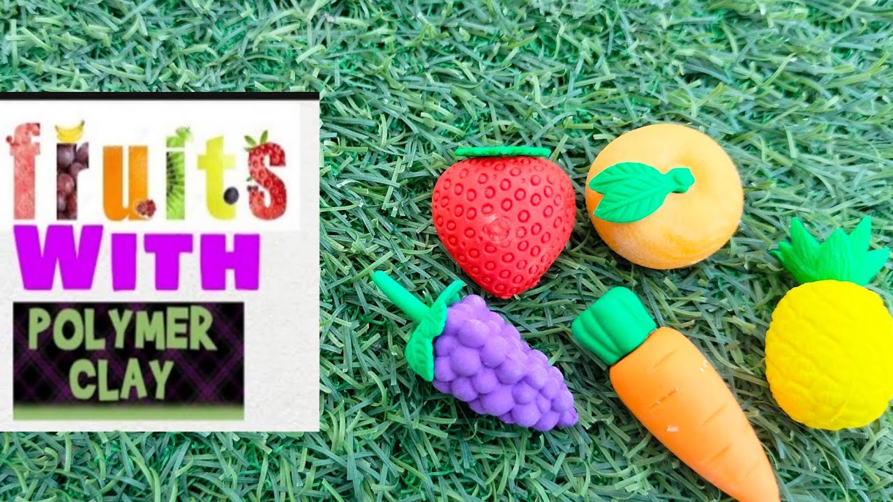 DIY How to Make Miniature Fruits|DIY Polymer Clay Fruits|Clay Miniature ...