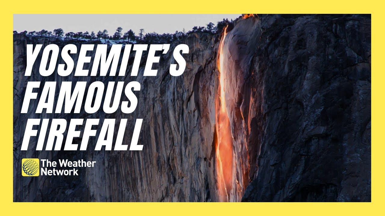 Rare Uninterrupted 'Firefall' Captures Yosemite Waterfall Glowing at ...