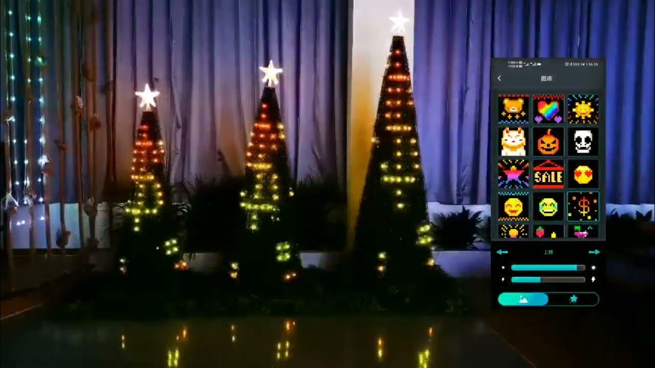 Full Show Pixel Christmas Tree Lights #christmaslights #christmastree # ...