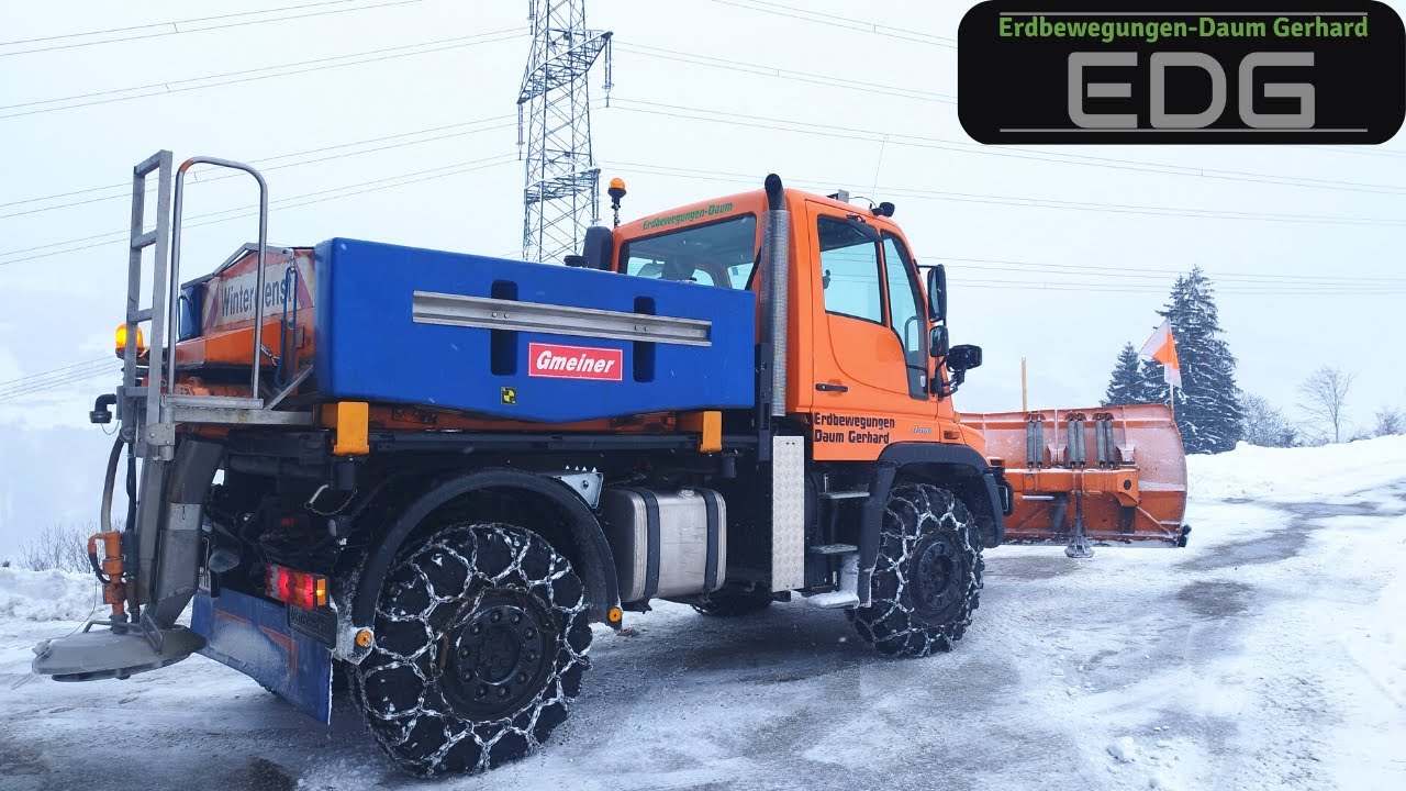 ️Snow Plowing ️Snow Clearing | 10.12.22 Part 2 | Unimog U400 #snow # ...